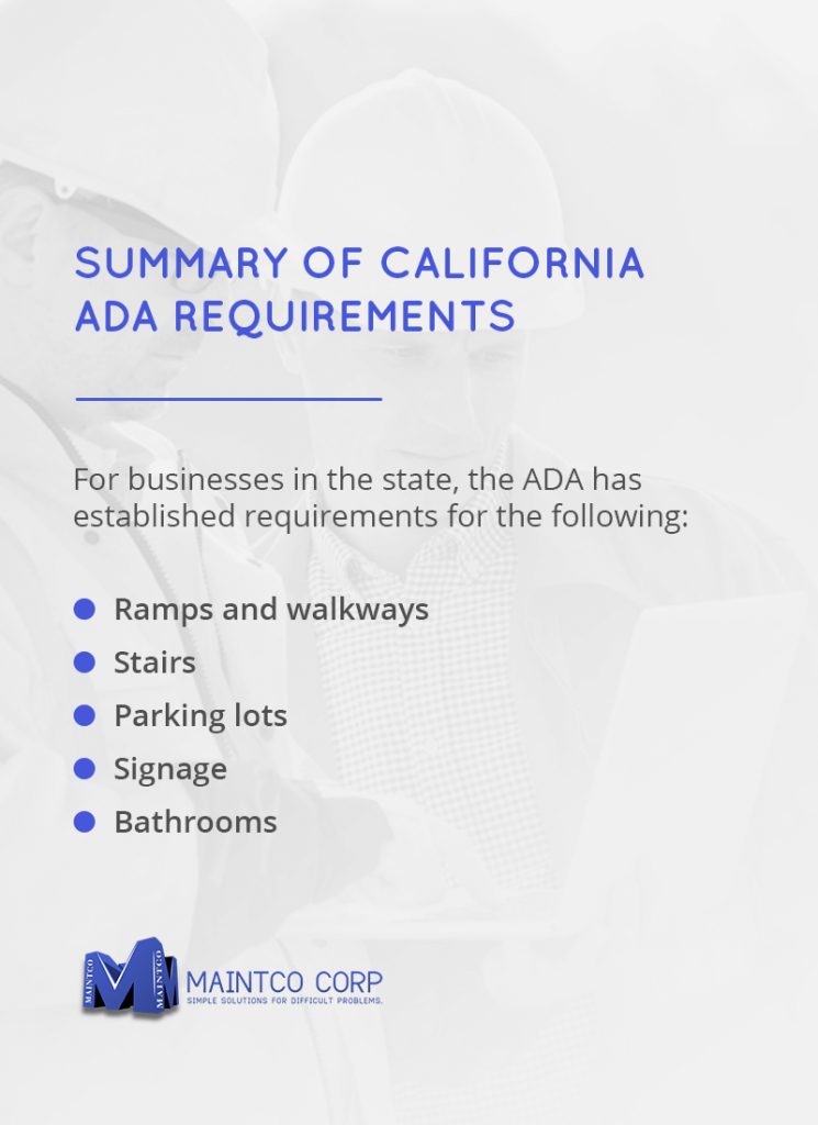 California ADA Compliance Guide | Ramps, Stairs, and More!